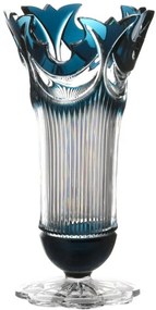 Váza Diadem, barva azurová, výška 280 mm