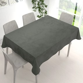 Biante Sametový obdélníkový ubrus Velvet Premium SVP-021 Tmavě šedozelený 140x200 cm