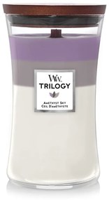 WoodWick Trilogy Amethyst Sky Svíčka váza velká, 609,5 g