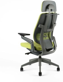 Kancelářská ergonomická židle Office Pro KARME — více barev, s podhlavníkem a područkami Černá F06