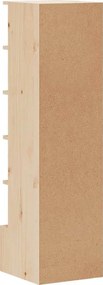 vidaXL Botník voskově 28 x 30 x 104 cm masivní borové dřevo [837388] Barva: Bílá