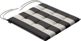 Sedák Karel barva černá látka vzorované