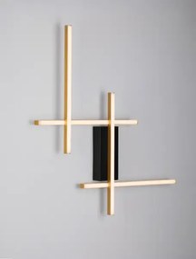 Designové nastěnné svítidlo Apecho Zlatá