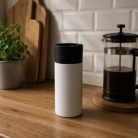 Vinga Otis bílá / Termohrnek / nerezová ocel / 300 ml