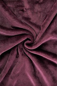Župan s kapucí Flora mauve wine 39  56 4853 - L