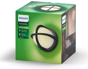 Philips 17380/30/PN - Venkovní nástěnné svítidlo MYGARDEN ASTILBE 1xE27/42W/230V IP44