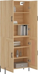Skříň highboard dub sonoma 69,5 x 34 x 180 cm kompozitní dřevo 3195798
