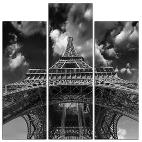 Obraz na plátně - Eiffelova věž - pohled zezdola - čtverec 335ČC (75x75 cm)