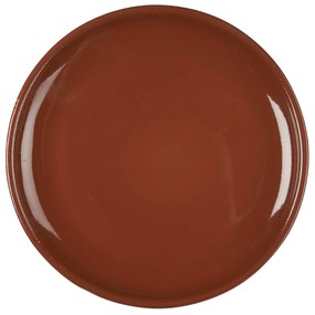 IB LAURSEN Obědový talíř Rustique 29 cm, hnědá barva, keramika