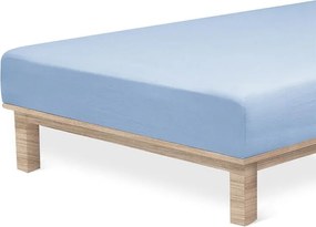Napínací prostěradlo jersey s elastanem modré 180 x 200 cm