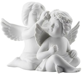 ROSENTHAL ANGEL Pár andělíčků s věncem, velký