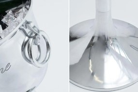 Designový chladič šampaňského Champagne 75 cm / stříbrná