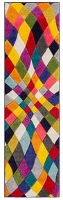 Flair Rugs, Běhoun Spectrum Rhumba Multi, 66x230, vícebarevná, chodba / předsíň