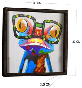 Obraz Frog 33x33 cm