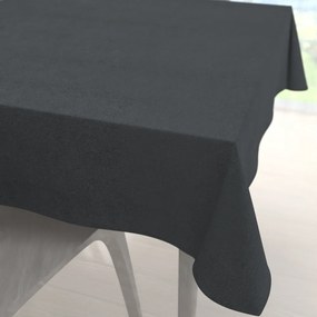 Biante Čtvercový ubrus/imitace broušené kůže Alcantara ALC-016 Antracitově šedý 130x130 cm