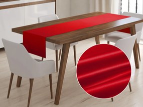 Biante Saténový běhoun na stůl polyesterový Satén LUX-013 Červený 35x120 cm