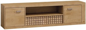 Casarredo - Komfort nábytek Televizní stolek NATURAL N13, 2D1S, dub ribbeck/kostka