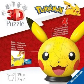 RAVENSBURGER Puzzle ball s ušima Pokémon / 54 dílků / od 6 let