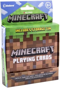 _Ostatní 1_ Hra Karty hrací Minecraft v plechové krabičce *SPOLEČENSKÉ HRY* pp6587mcf