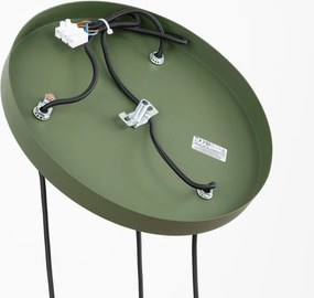 Zelené kovové závěsné svítidlo ø 30 cm Niru – Sollux