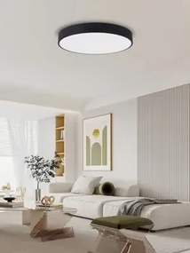 Immax NEO RONDATE SLIM černá / Stropní svítidlo / 80 cm / 65 W / Zigbe