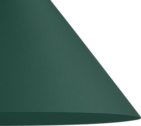 Nástěnné svítidlo Capital, 1x zelené kovové stínítko, (fi 21cm), gr