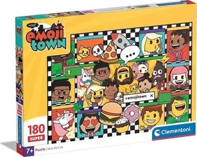 Clementoni PUZZLE Emoji Town / 180 dílků / od 7 let