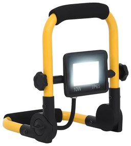 LED reflektor s rukojetí 10 W studené bílé světlo 149638