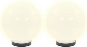 Kulovité LED lampy 4 ks koule 20 cm PMMA 277141