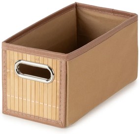 Bambusový úložný box v přírodní barvě 15x31x15 cm – Compactor