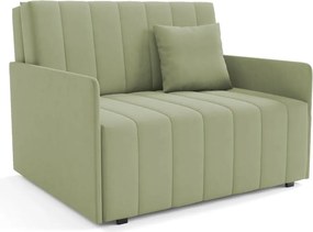 Malá dvoumístná žebrovaná pohovka s funkcí spaní Neo II 120 cm