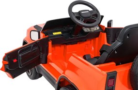 Elektrické autíčko Land Rover Defender oranžové