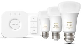 Smart startovací balíček 5 ks E27, 11 W White ambiance – Philips Hue