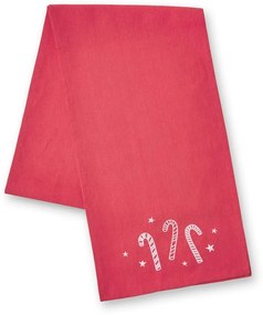 Bavlněný běhoun na stůl s vánočním motivem 32x220 cm Candy Cane – Catherine Lansfield