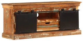 TV stolek 110 x 30 x 45 cm masivní recyklované dřevo 247328