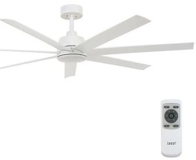 Lucci air 213182 - LED Stropní ventilátor ATLANTA 1xGX53/12W/230V bílá + DO