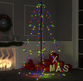vidaXL Vánoční stromek kužel 200 LED diod dovnitř i ven 98 x 150 cm [328579] Barva: Studená bílá