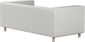 Potah na pohovku IKEA  Klippan 2-místná barva šedá látka lesklé, pletený vzor, sametová