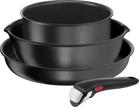Tefal Ingenio Daily Chef L7629453 černá / Sada nádobí / 4 ks / hliník