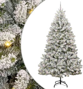 Umělý vánoční stromeček 270 cm 300 LED Teplá bílá PVC a ocel 3395777