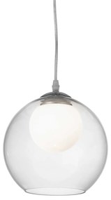 Ideal Lux Závěsné svítidlo NEMO SP1 ø 20 cm, v. max. 233 cm Barva: Měděná