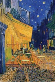 Plakát, Obraz - Vincent van Gogh - Café Terrace, (61 x 91.5 cm)
