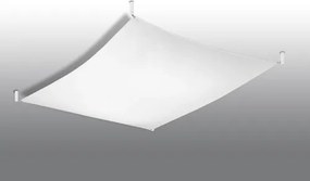 Stropní svítidlo SOLLUX Luna 3 G13 6x9W bez zdroje tkanina bílá SL.0739