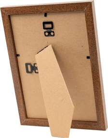 FANDY Dřevěný fotorámeček Bevel 15x21 3 tmavě hnědý