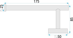 Držák na toaletní papír REA MODERN 6611 měď