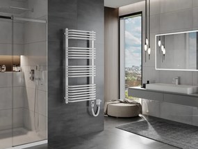 Mexen Apollo, elektrické topné těleso 1210x550 mm + topná tyč 600 W, bílá, W117-1210-550-2600-20