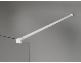 Mexen Lunar sprchová stěna levá 150 x 200 cm, 8mm čiré sklo, bílá, 830-150-000-20-00-L