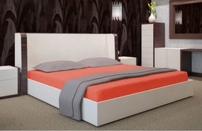 Napínací prostěradlo na postel cihlové barvy Šířka: 140 cm | Délka: 200 cm