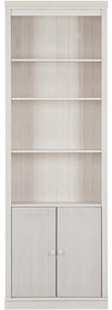 Bílá knihovna z borovicového dřeva 74x223 cm Anita – Støraa