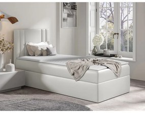 Jednolůžková postel Neresko Mini, Strana: pravá, Rozměr postele: 80x200, Barva:: ekokůže Soft 011 (černá)